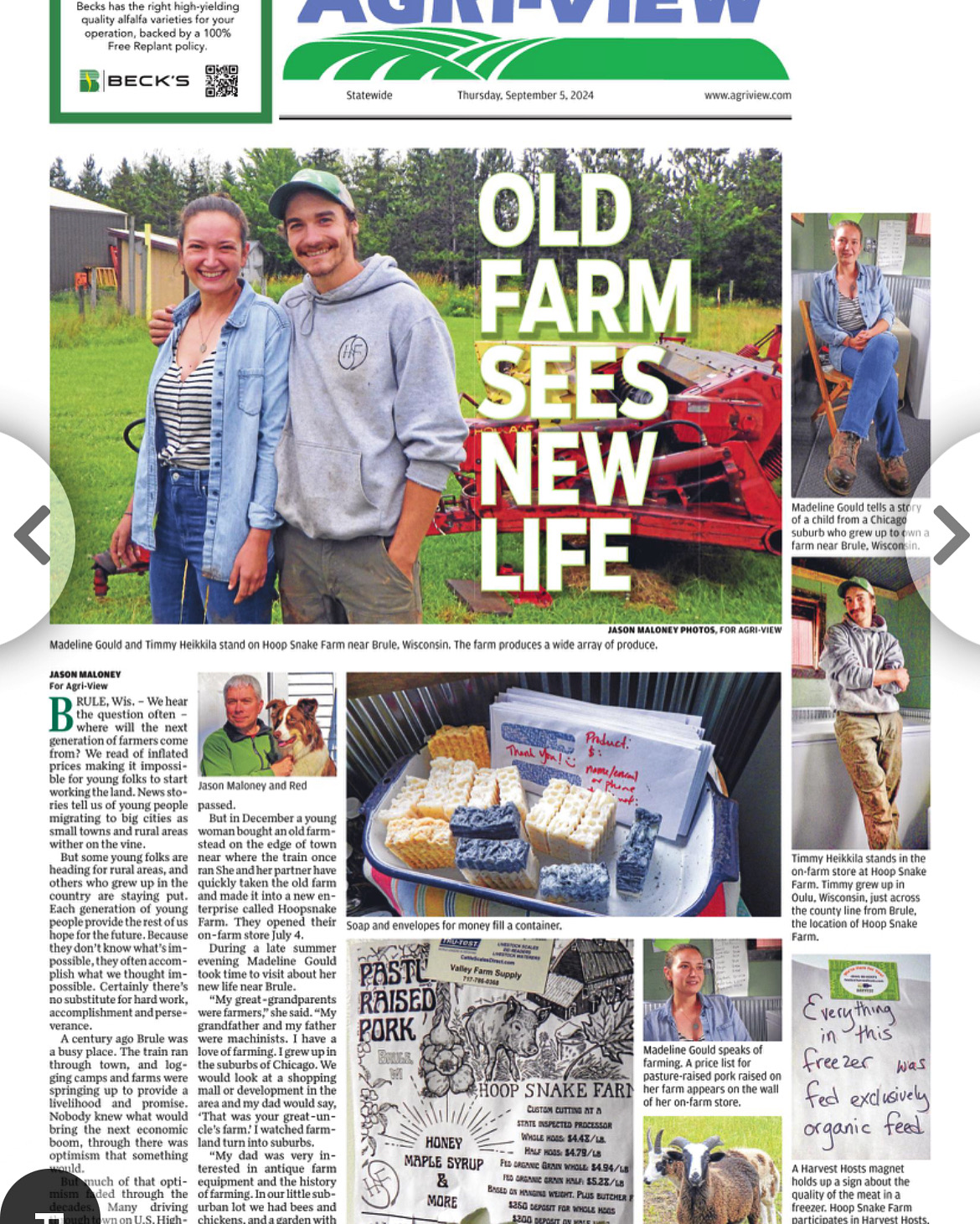 Press – Hoop Snake Farm